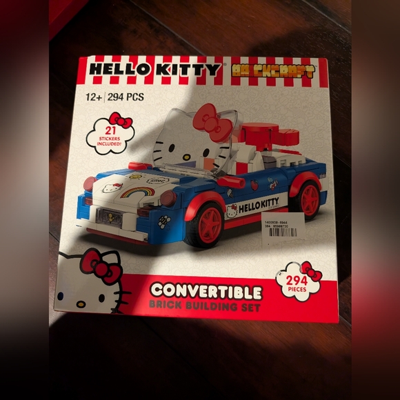 Hello Kitty | Toys | Hello Kitty Convertible Brick Building Set Blue ...